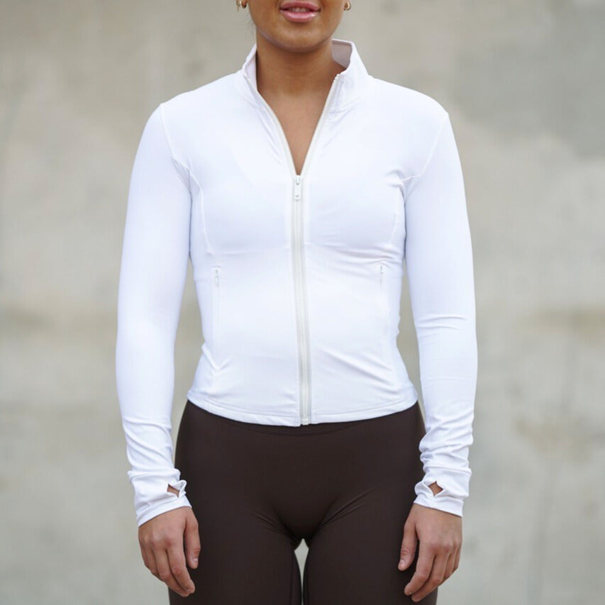 Opule Shape Jacket - White – flexwear.no