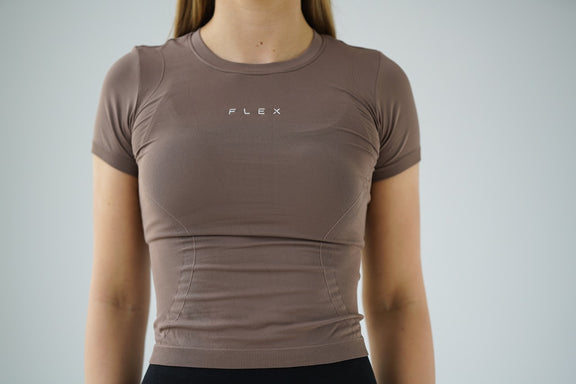 Prime T-shirt - Brown – flexwear.no