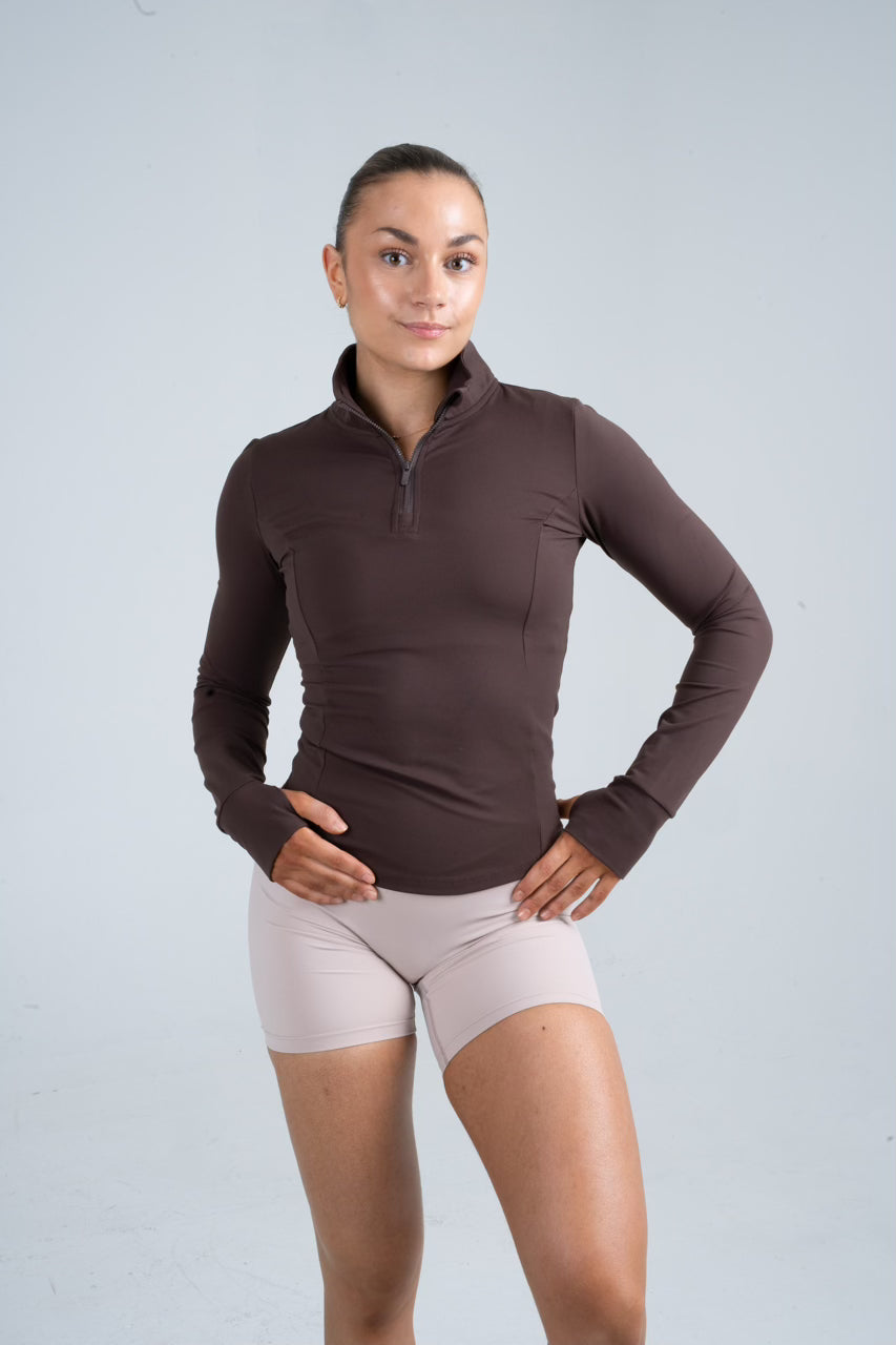Shape Half Zip Espresso – flexwear.no